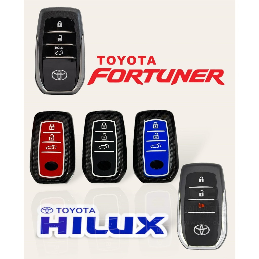 Toyota HILUX / FORTUNER car key cover case Set | Shopee Philippines