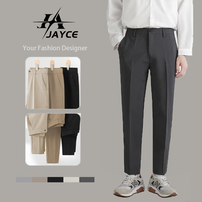 5 Sizes 7 Colors High Quality Trouser Pants for Men Above Ankle Korean ...