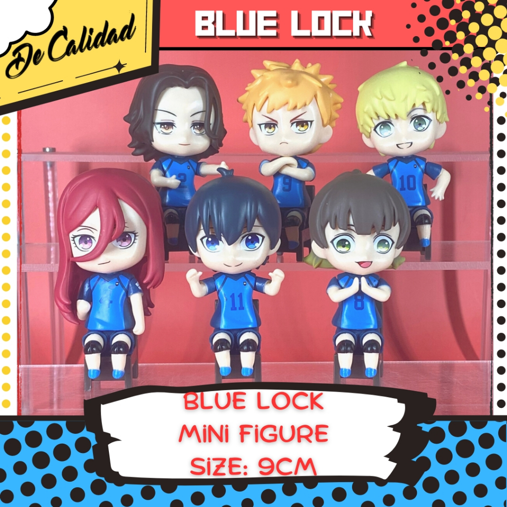 Blue Lock Chigiri Nagi Mikage Isagi Itoshi Bachira Mini Figure | Shopee ...