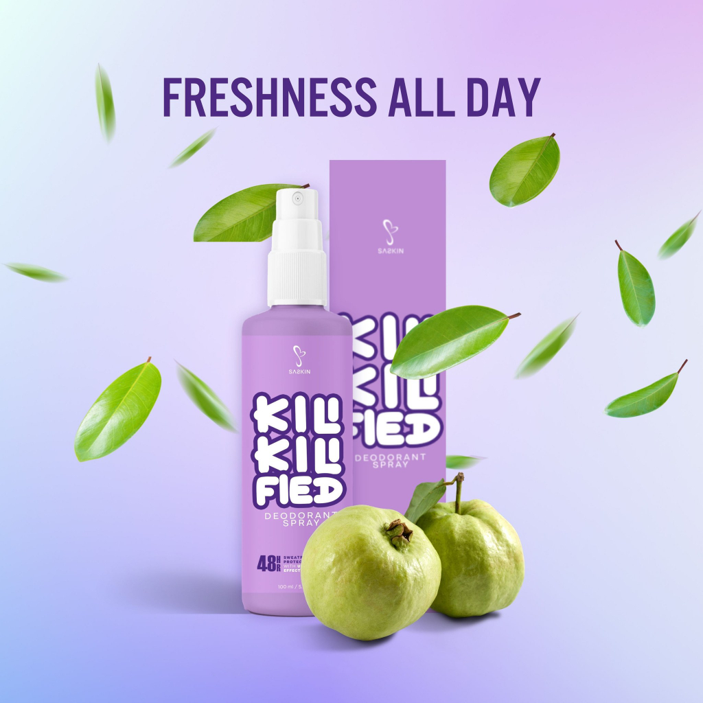 Saskin Kili Kili Fied Deodorant Spray 60ml | Shopee Philippines