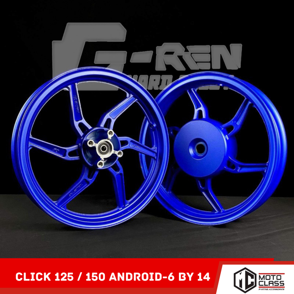 G-REN MAGS CLICK 125 / 150 ANDROID-6 BY 14 | Shopee Philippines