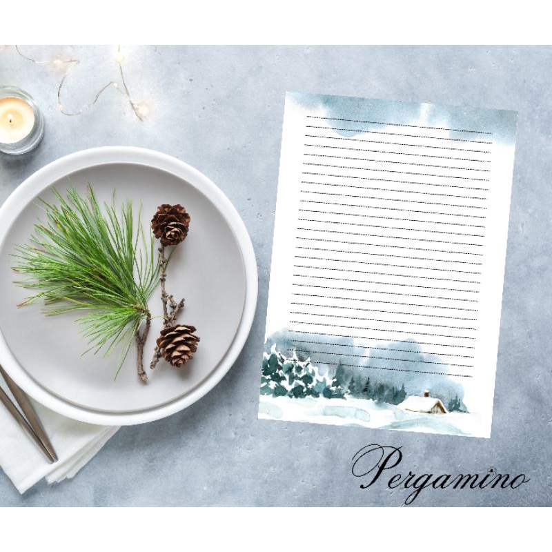 Letter Writing paper (Winter) | Shopee Philippines