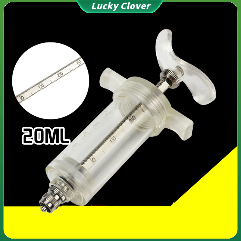 20ML Fiberglass Syringe Heavy Duty Syringe Veterinary Injection Tools ...