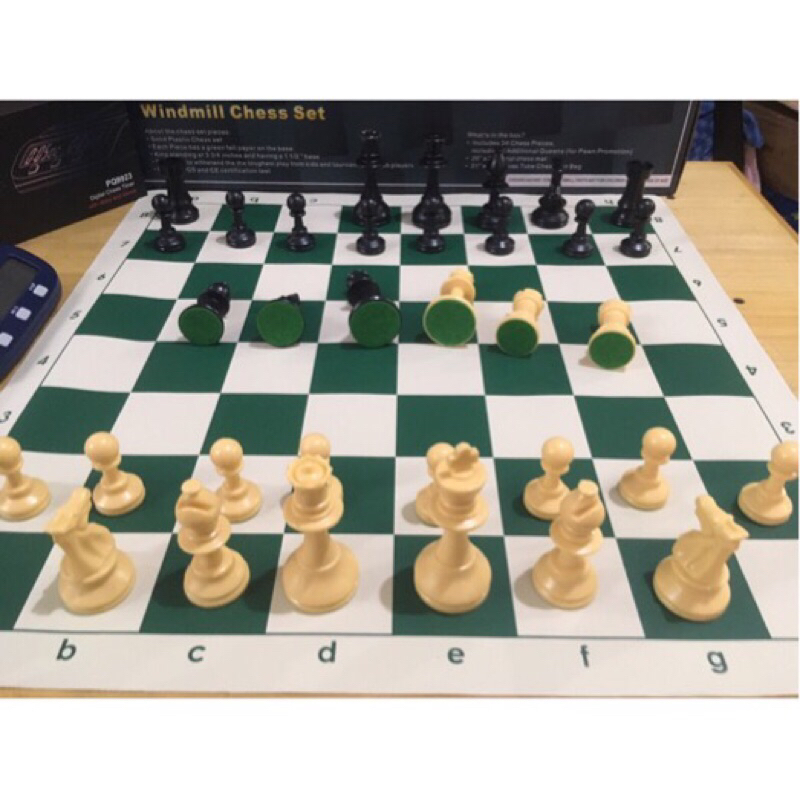 Windmill ® DeLuxe chess set (with digital chess clock!) | Shopee ...