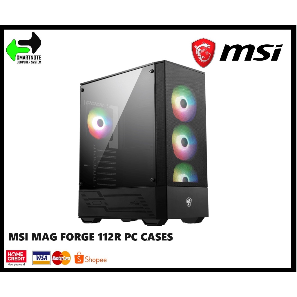 MSI MAG FORGE 112R PC CASES | Shopee Philippines