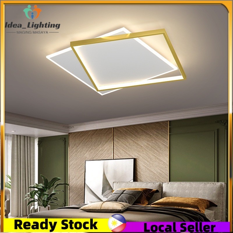 Center Ceiling Lamp for Living Room Modern Tricolor Led Light Bedroom ...