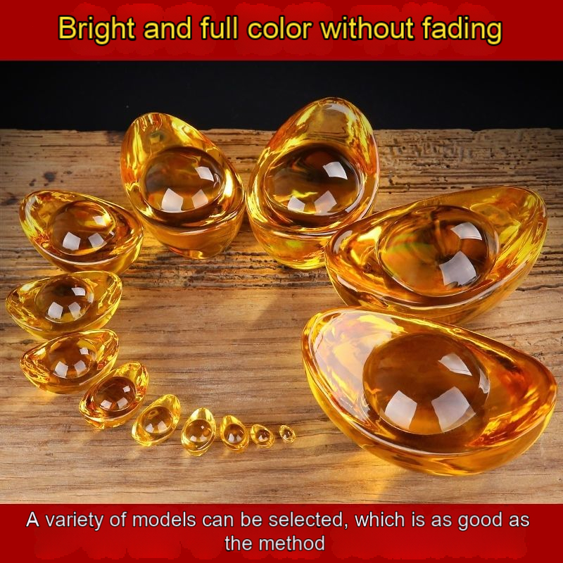 In stock Crystal ingot consecration and fortune cornucopia small ingot ...