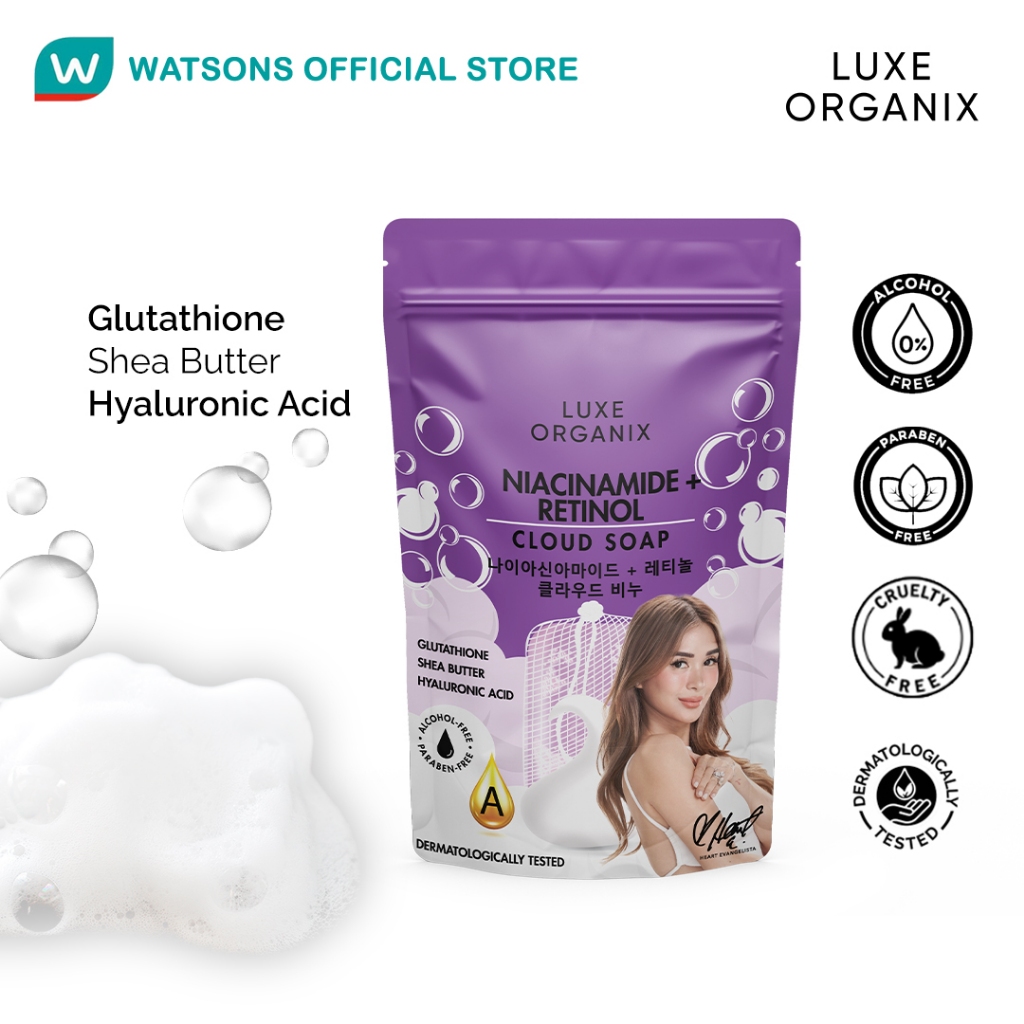 LUXE ORGANIX RETINOL CLOUD SOAP 180g | Shopee Philippines