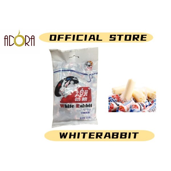 Adora white rabbit candy 227g | Shopee Philippines