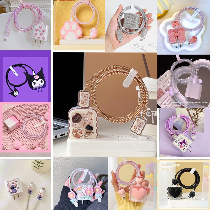 Type C Cable Cover Charger Protective Case for iPhone PD 20W/18W ...