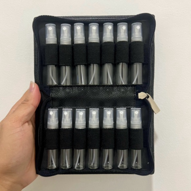 Perfume Wallet Pouch for 5ml Perfume Testers & Decants Travel Organizer ...