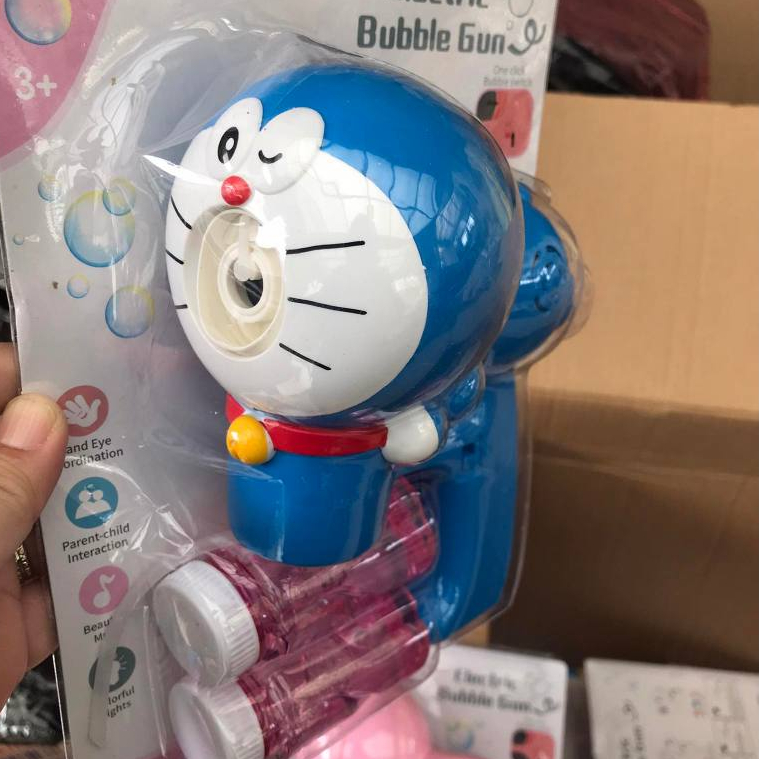 Cartoon Character Automatic Baterry Operated Bubble Machine Toy Gun ...