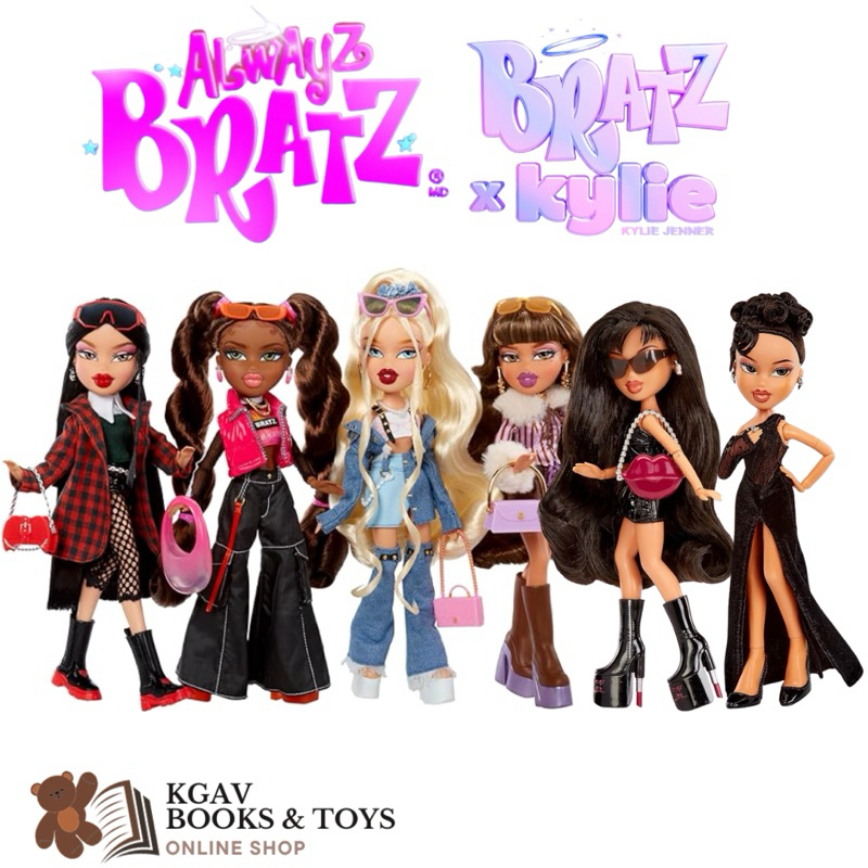 Brats Alwayz Fashion Doll 2024 + Kylie Bratz Collab, Cloe Yasmin Jade ...