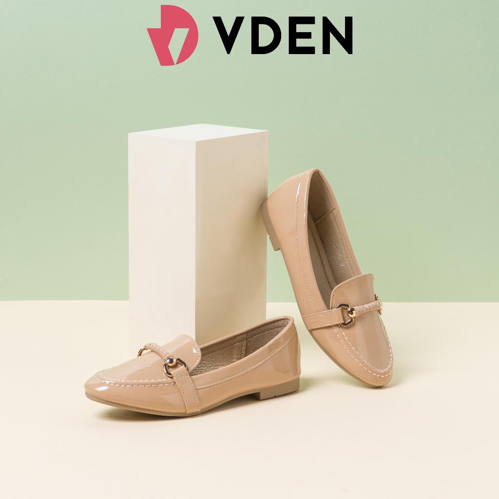 VDEN Women Patent Leather Shiny Loafer Shoes 666-67 Simple Bright Color ...