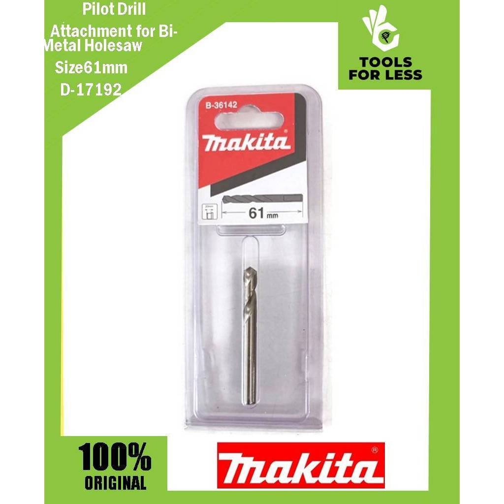 Makita Pilot Drill For Sheet Metal Hole Saws 6.3mm x 61mm Long Model: B ...