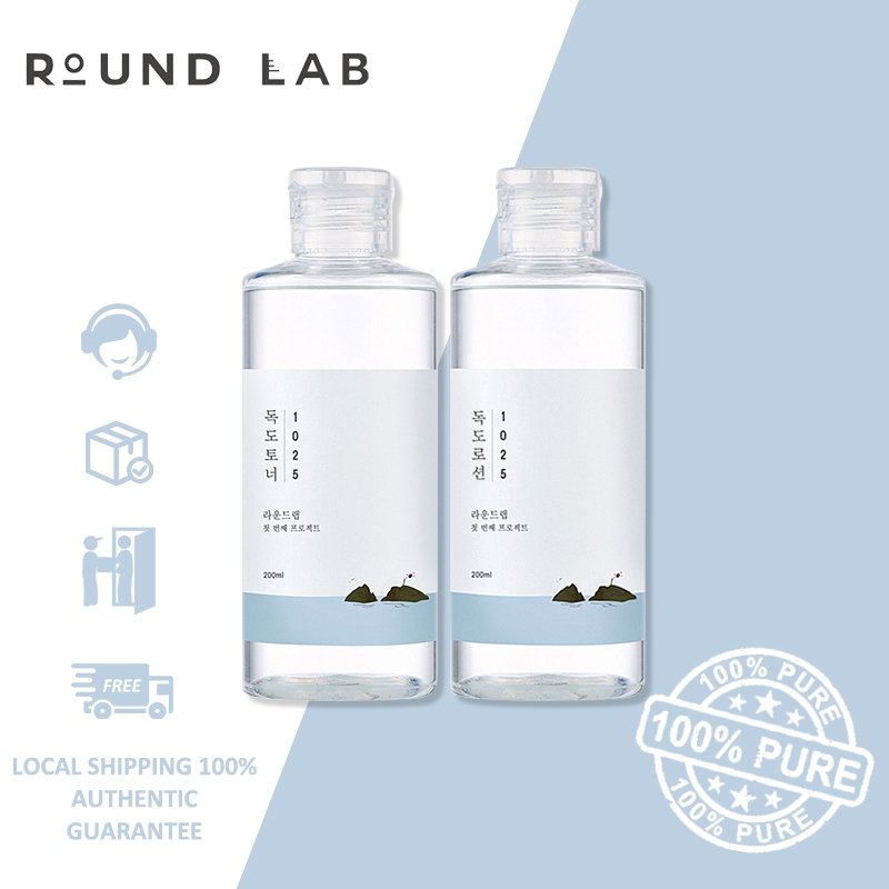ROUND LAB Dokdo Toner/Lotion 200ml Daily Refreshing Moisturizer ...