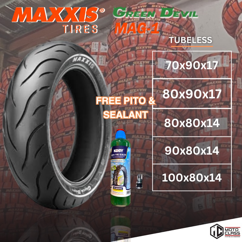 MAXXIS TIRE TUBELESS MA-G1 | Shopee Philippines