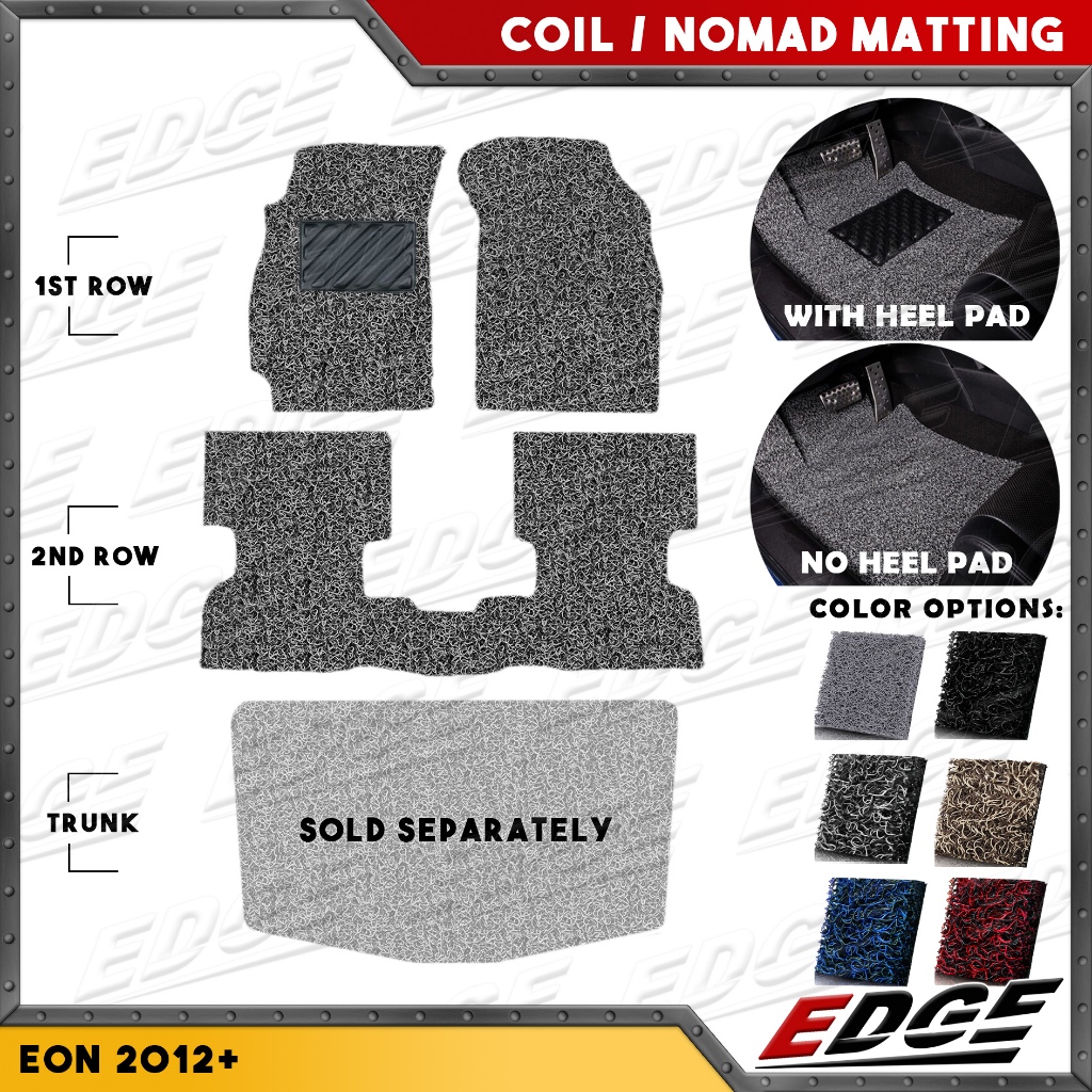 Coil Matting Hyundai Eon 2012-2024 nomad spaghetti car mat guard ...