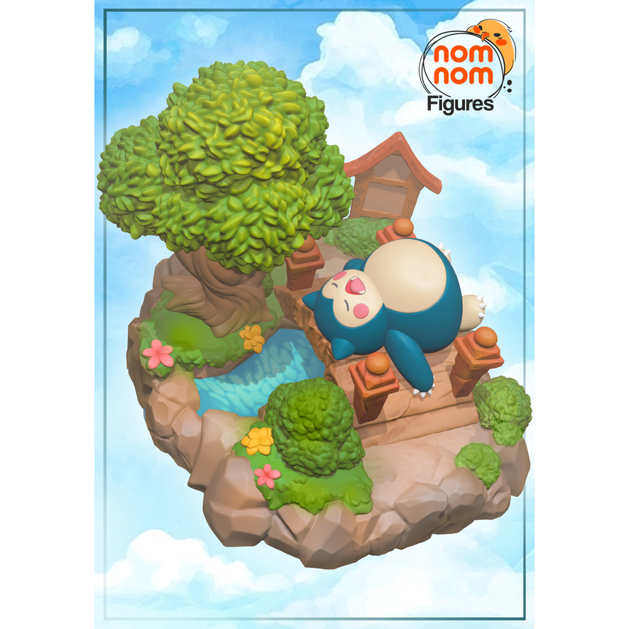 Chibi Snorlax (Pokemon) Resin 3D Printed Statue | Shopee Philippines