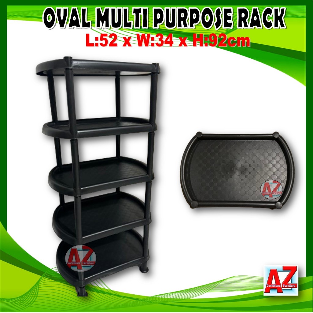 5 Layer-Multi purpose Shelves Rack-Good Plastic Materials | Shopee Philippines