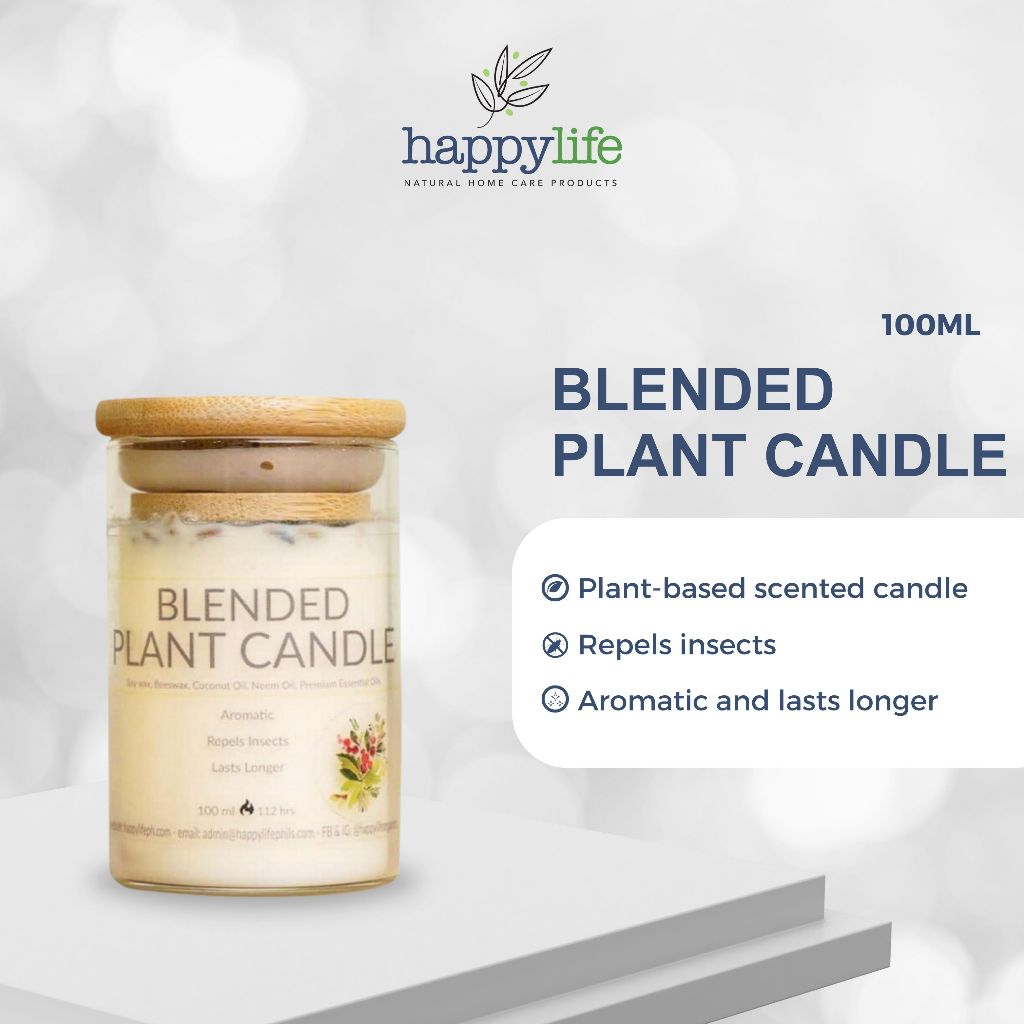 Scented Candle 100ml Soy Wax, Long Lasting, Christening, Room, Glass ...