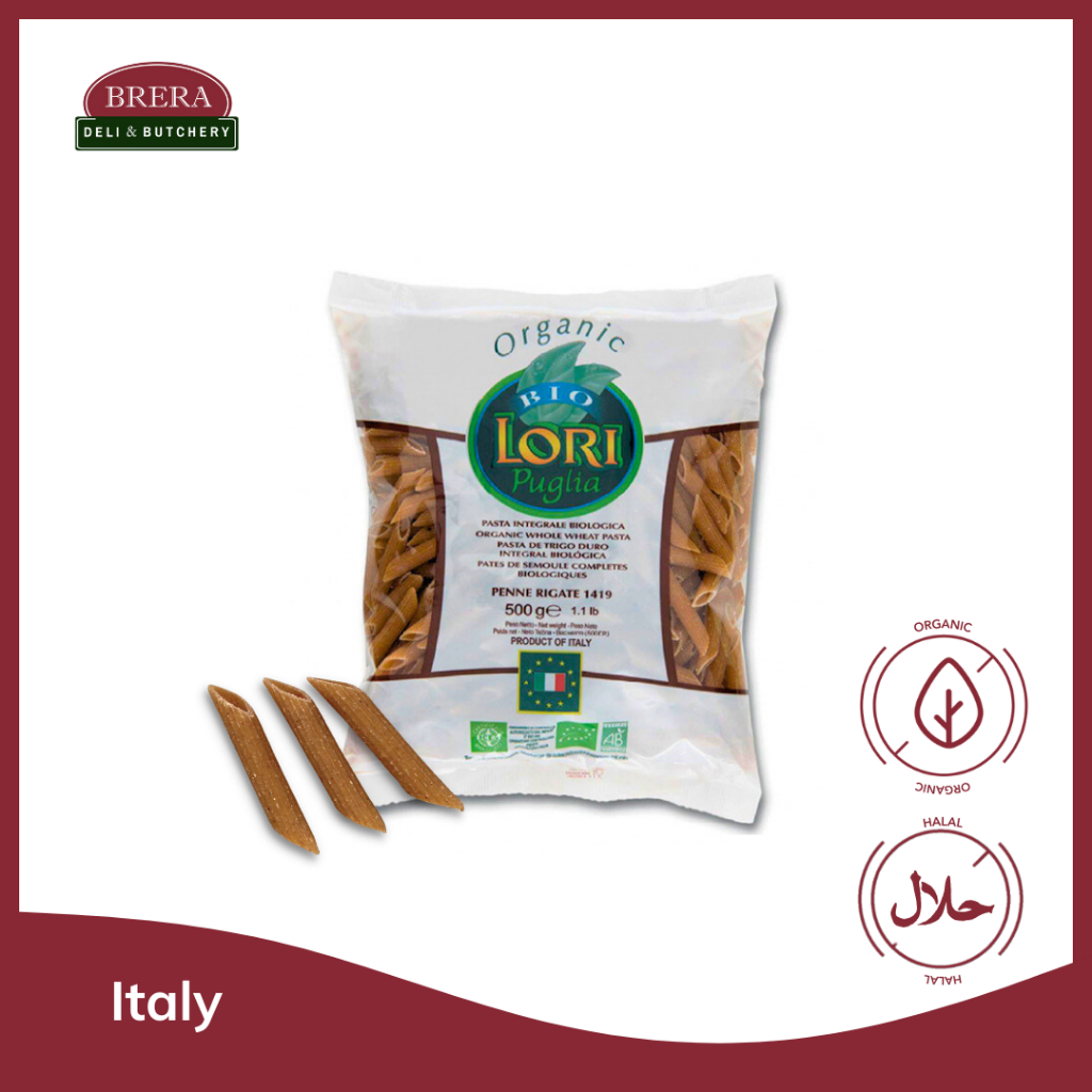 Pasta Lori Organic Whole Wheat Penne 500g | Shopee Philippines