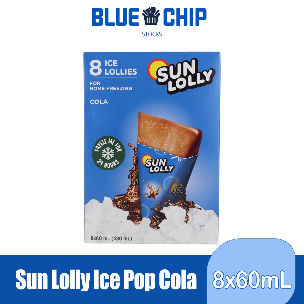 BlueChipsStocks Sun Lolly Ice Pop Cola 8pcs | Shopee Philippines
