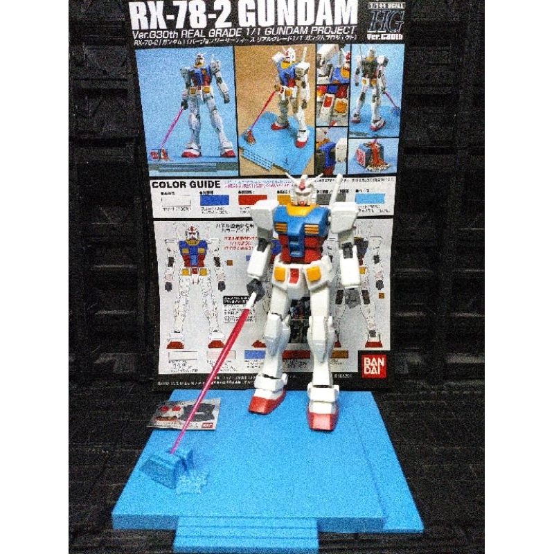HG 1/144 RX-78-2 Gundam Ver G30th Real Grade Gundam Project Model Kit | Shopee Philippines