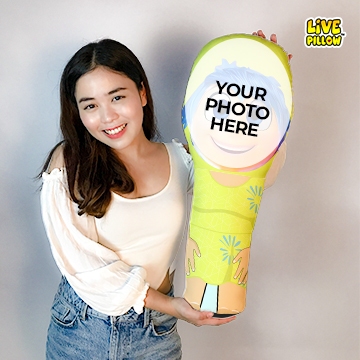 LIVEPILLOW Inside Out Personalized Customized Bolster Cartoon Pillow ...