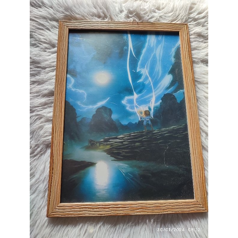 Anime Frame a4 size luffy, netero | Shopee Philippines