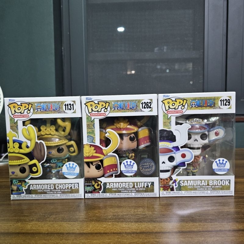One Piece - Armored Luffy, Brook, Chopper Set of 3 | Shopee Philippines