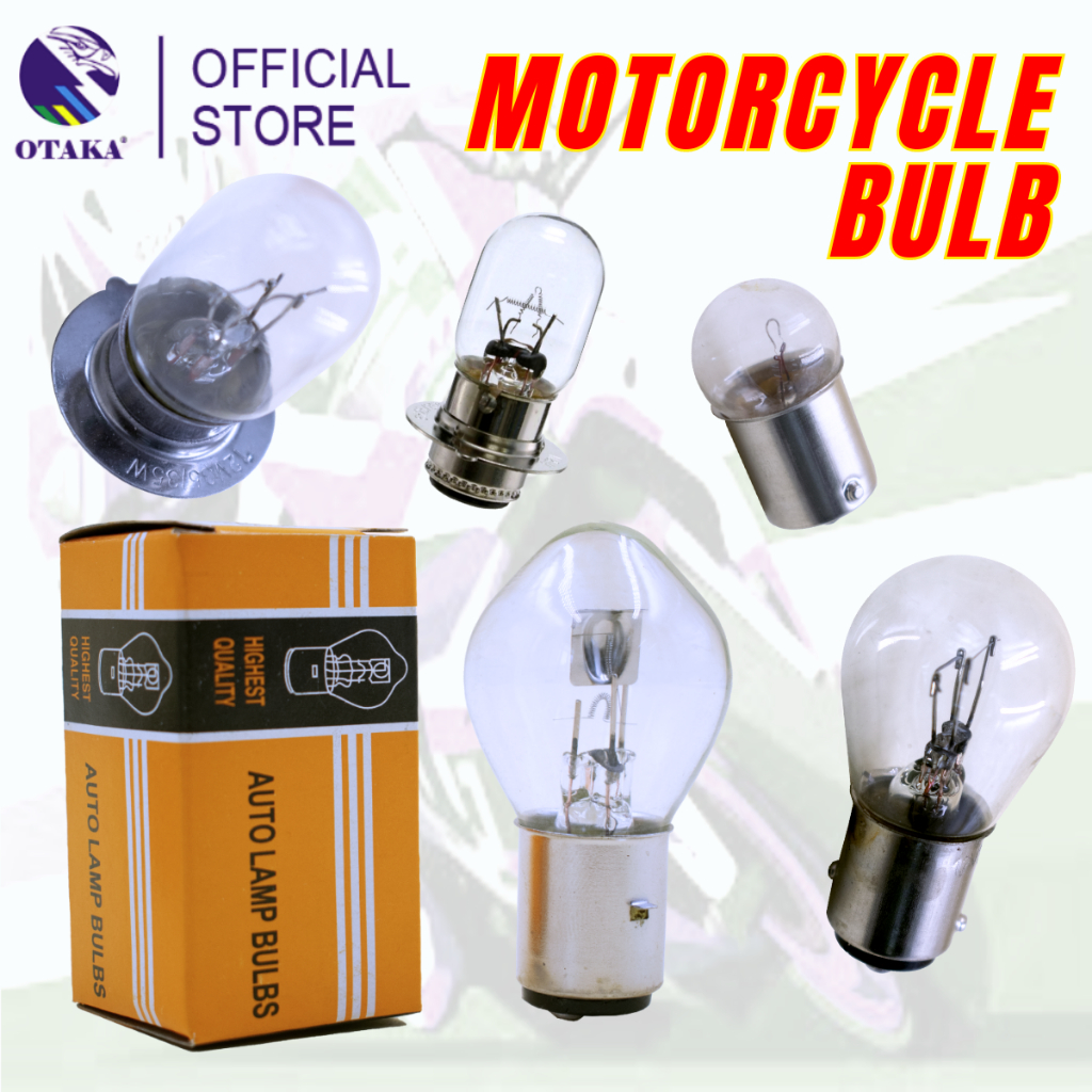 OTAKA B35 Motorcycle Light Bulb 12v35/35w BA20D S25 12V21/5W T19 12V35 ...
