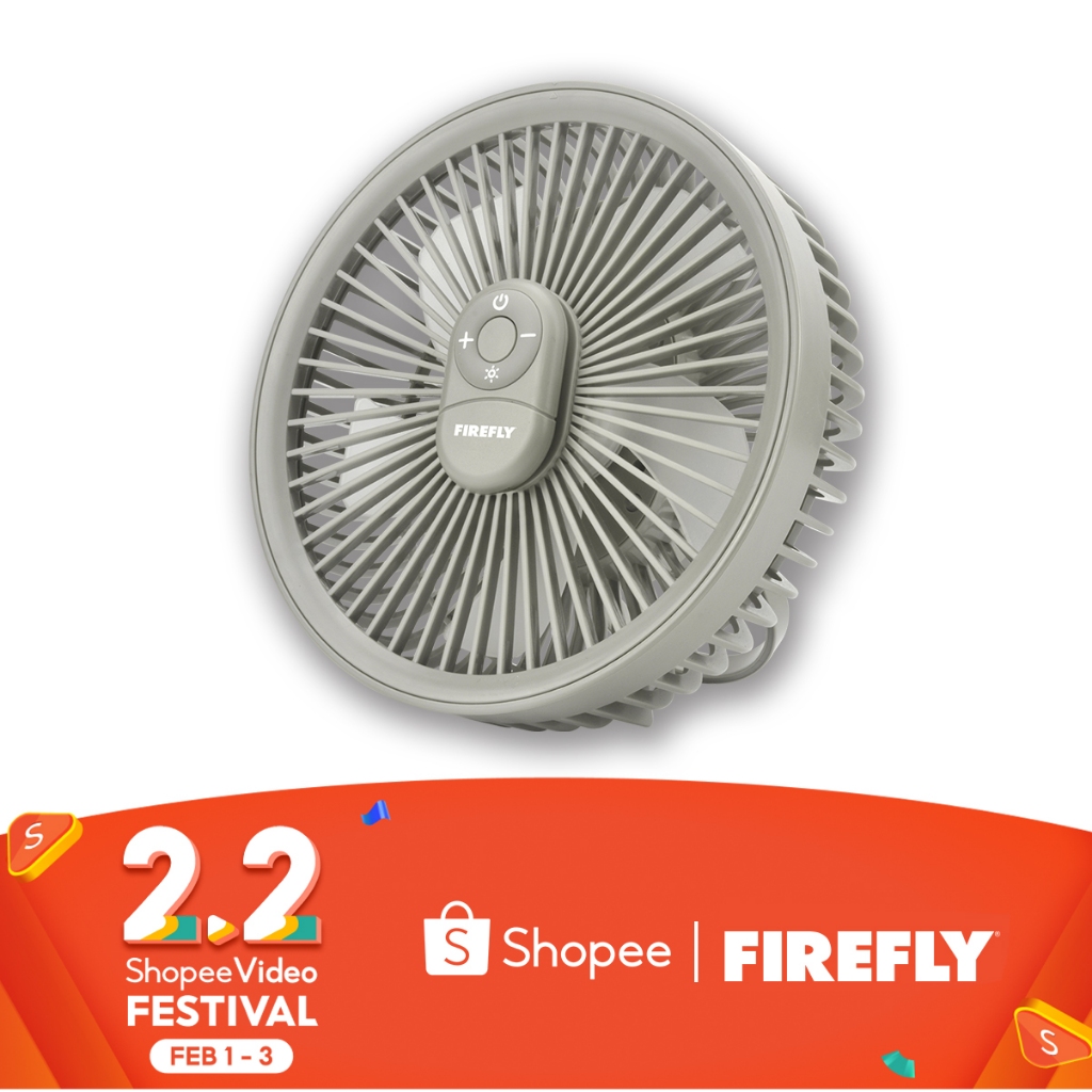 Firefly Rechargeable Mini Hook/Suspended Fan with Remote Control ...