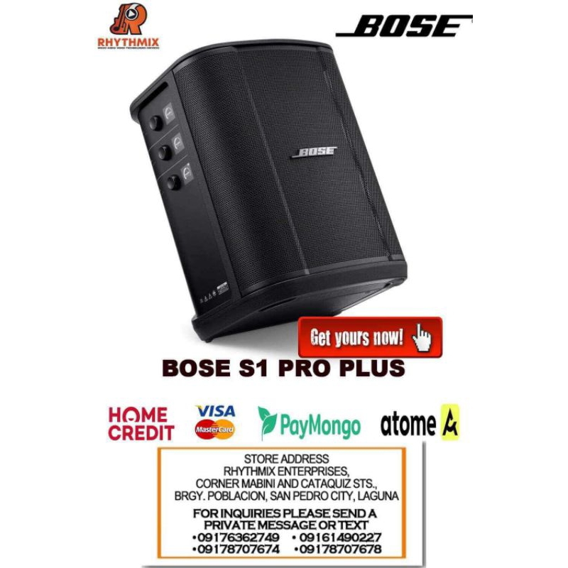 Bose S1 Pro+ S1 Pro Plus Wireless Portable Pa System With Bluetooth - Bluetooth Speaker | Shopee ...