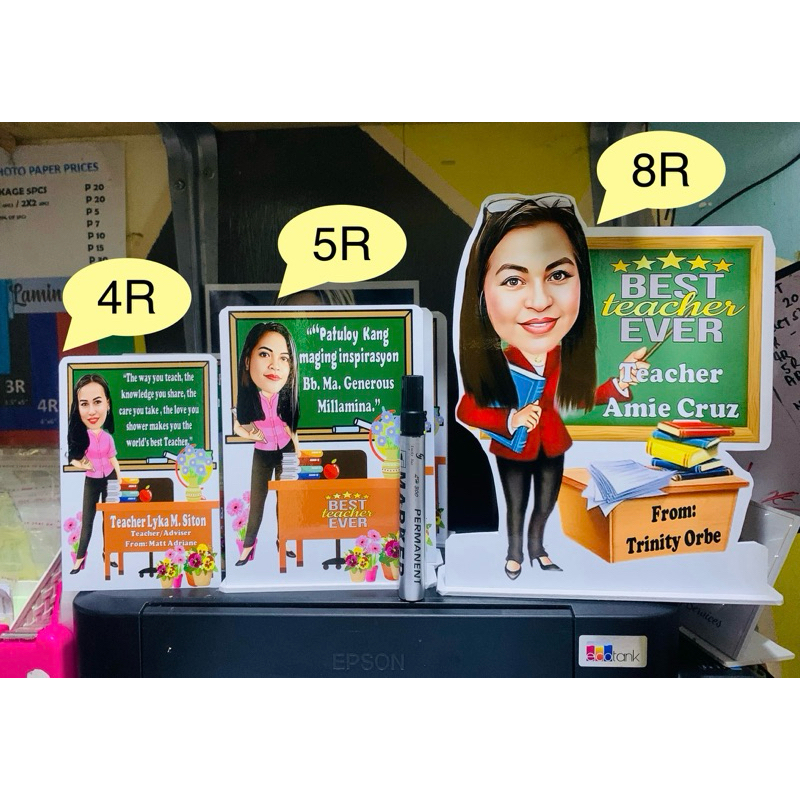 TEACHER PEN HOLDEr and standee Sintra | Shopee Philippines