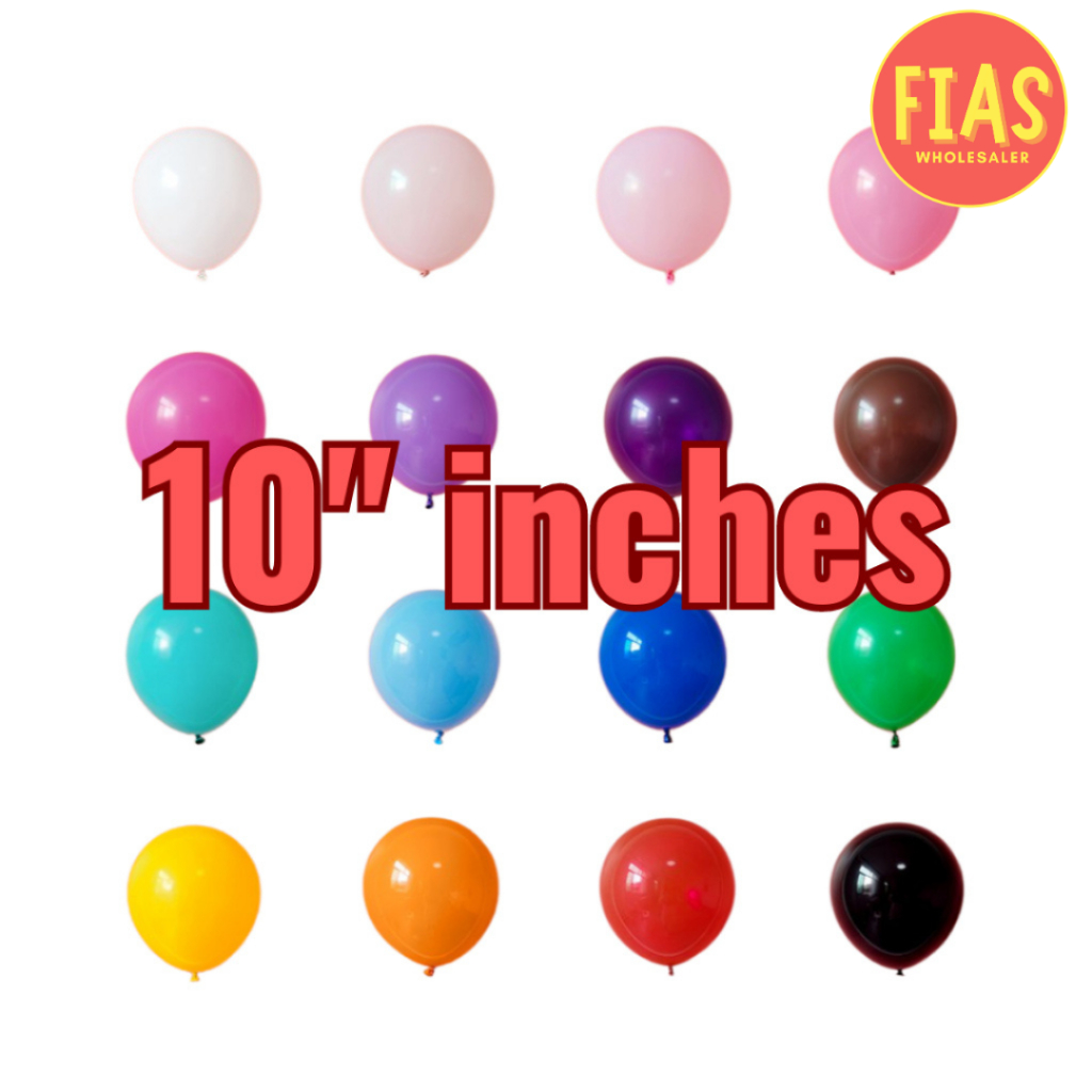 100 pcs 10'' Original Color Party Balloons / Party Needs / Wholesale ...