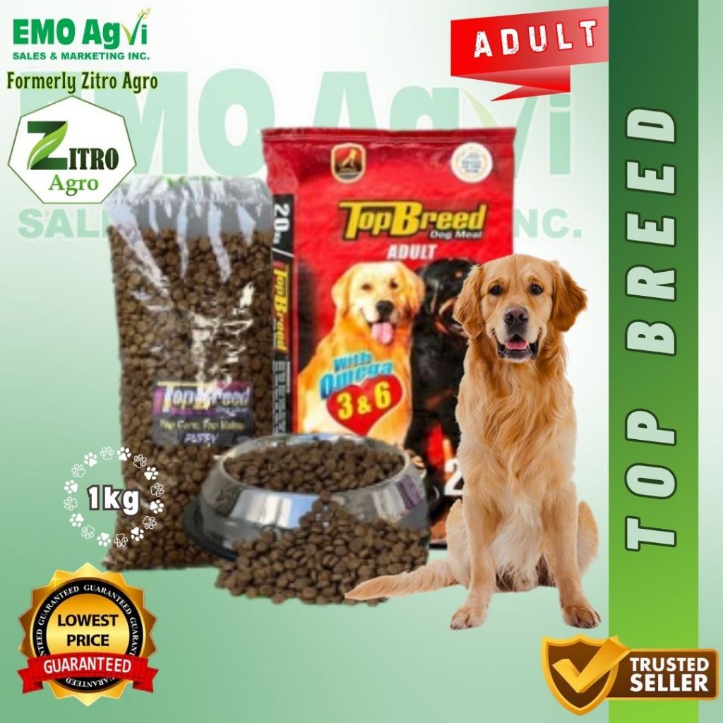 TOP BREED ADULT 1KG. Beef Flavor (REPACKED) | Shopee Philippines