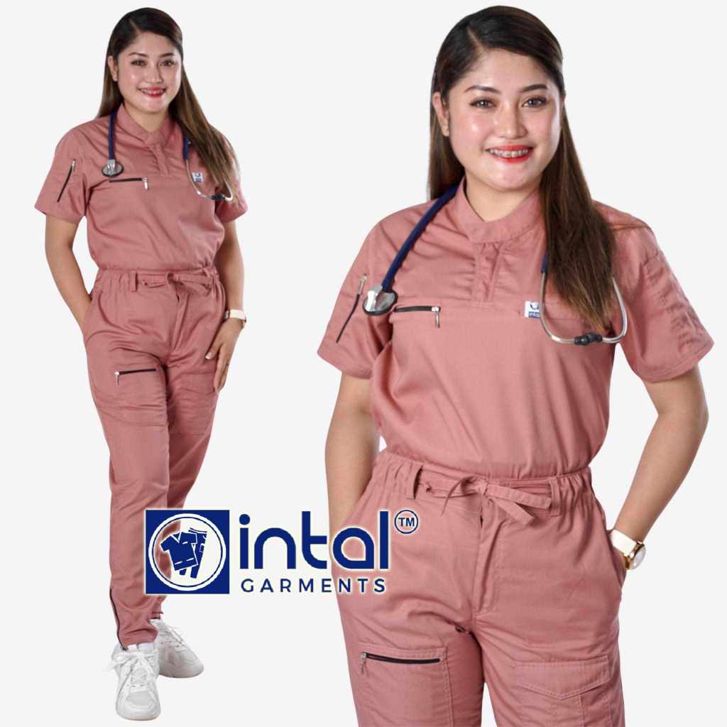 INTAL SCRUBSUIT 051 ALTA MARANGAL Zip-Up Premium Korean Collar Quality ...