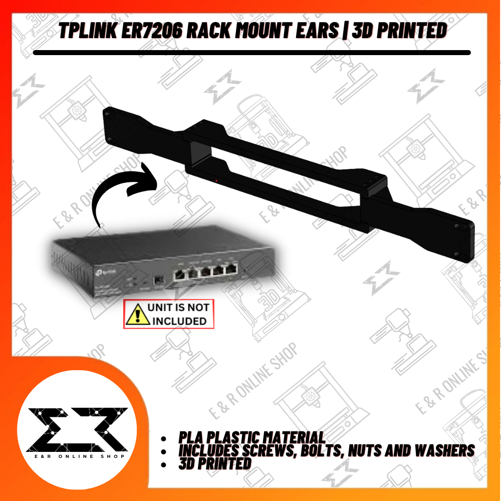 TP-LINK Omada ER7206 Rack Mount Ears 3D Printed | Shopee Philippines