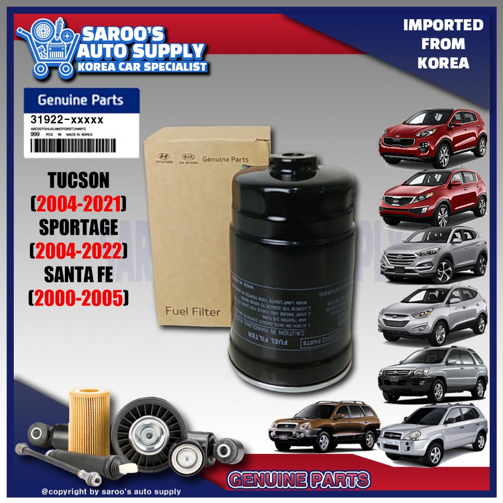 [Genuine] Fuel Filter For Tucson (10-21) , Sportage (10-22) , Santa fe ...