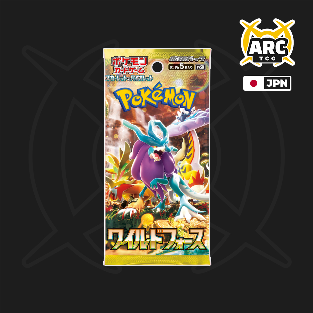Wild Force [SV5K] - Pokémon Card Game: Japanese Booster Pack | Shopee ...
