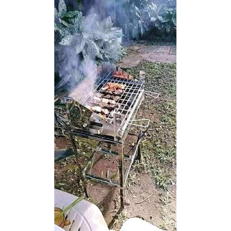 PURE STAINLESS IHAWAN WITH GRILLER 11x18 INCHES | Shopee Philippines