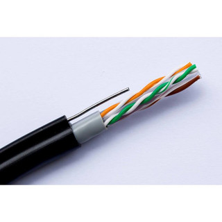 VRGHT OUTDOOR UTP CAT6 NETWORK CABLE BC WITH MESSENGER (Pure Copper ...