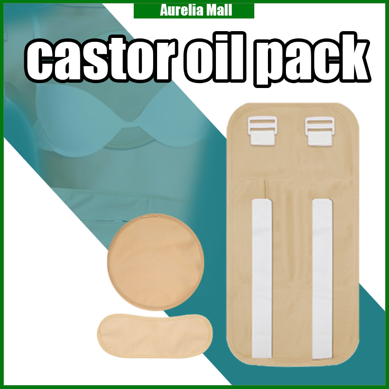 Organic Castor Oil Pack Kit Castor Oil Packs Castor Oil Pack Wrap For ...
