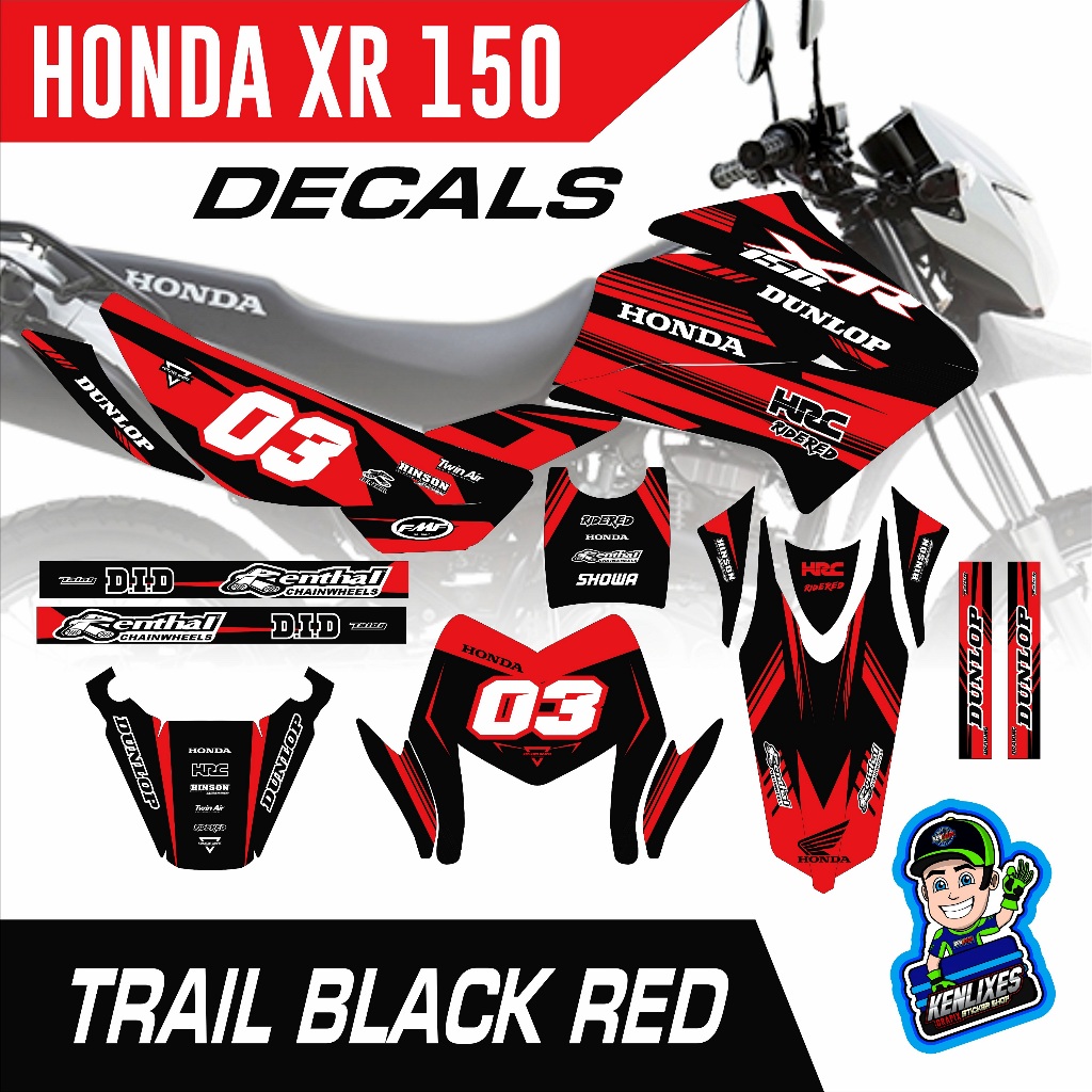 Honda XR 150L Full Decal Sticker Set (Batch 1) | Shopee Philippines