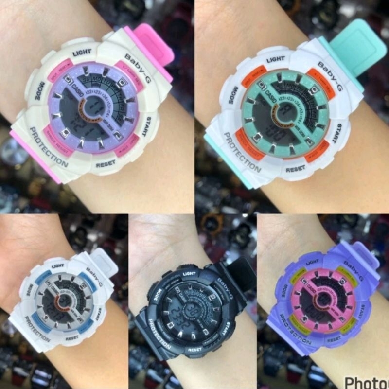 Rainbow Bâb¥-G Fashion Sport Digital Watch for Kids and Ladies, Alarm ...