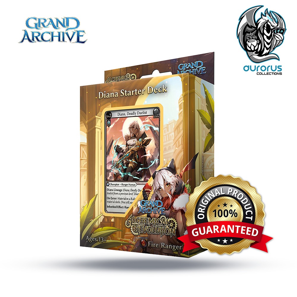 Grand Archive TCG - Alchemical Revolution Deck - Diana Fire/Ranger ...