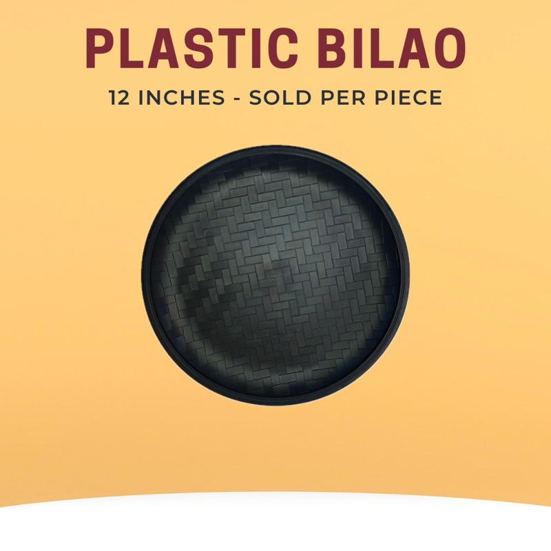Black Plastic Bilao 10”, 12”, 14”, 16”, 20” Sold per Piece | Shopee ...