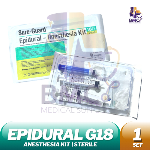 Epidural Anesthesia Kit G18 (Sterile) | Shopee Philippines