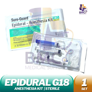 Epidural Anesthesia Kit G18 (Sterile) | Shopee Philippines